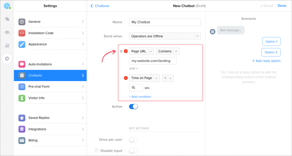 How to Create a Chatbot for Your Website | Chaport