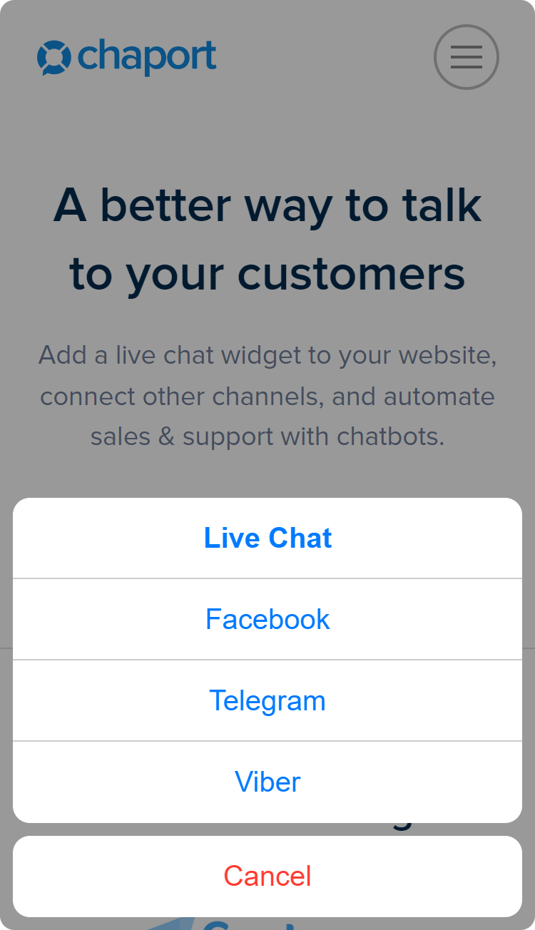Hidden settings | Chaport Help Center